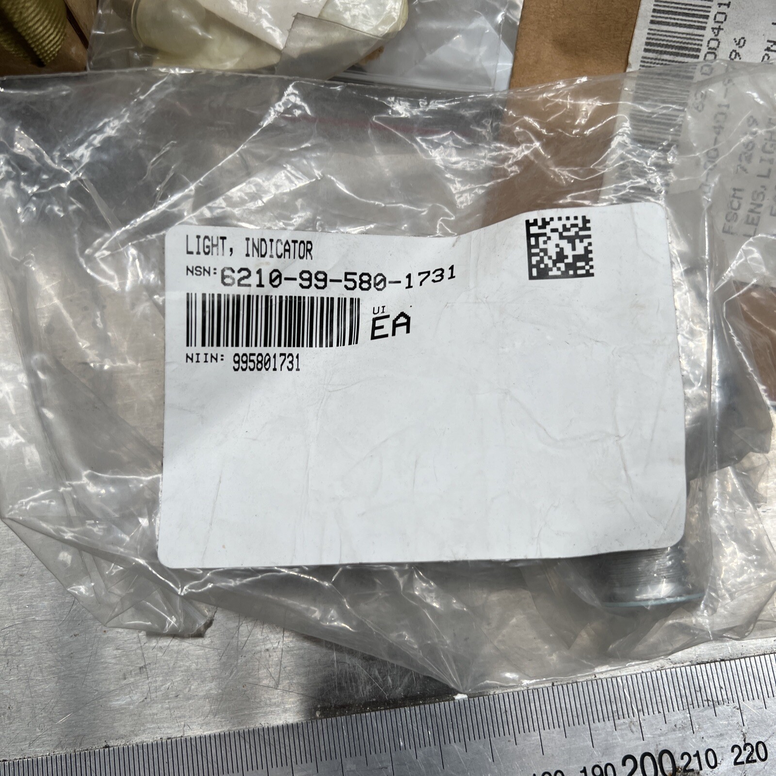 34 x military indicator light nsn 6210-99-580-1731 printed nato on them ...