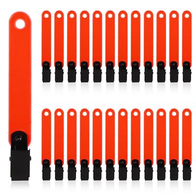 24 Pcs Reflective Tree Trail Markers w/ Clips for Outdoor Hiking ...