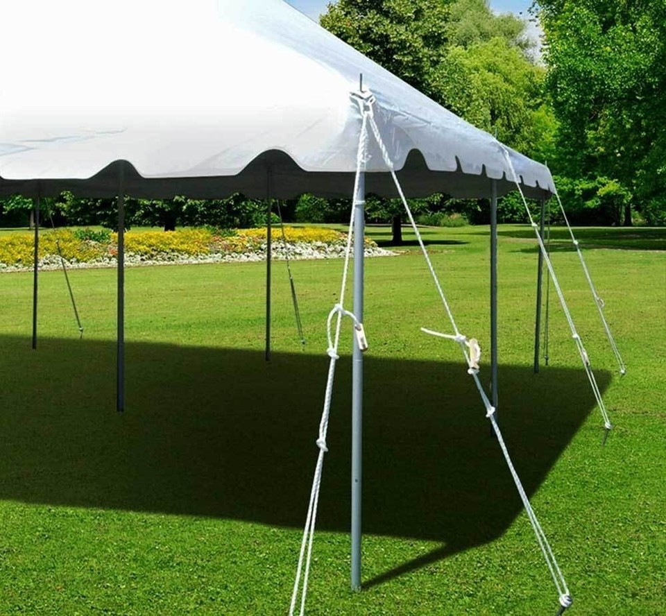 40x40 Commercial Pole Tent Canopy Sectional Outdoor Party Gazebo Heavy ...
