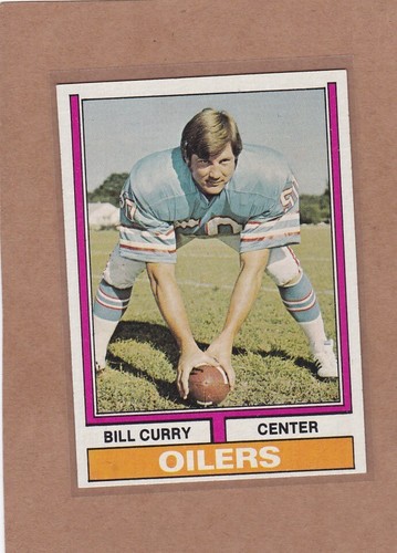 1974 TOPPS FOOTBALL BILL CURRY #441 OILERS EX/EXMT *A23582 | eBay
