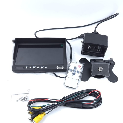 INCOMPLETE!, Vehicle Truck Bus Backup Camera Kit,4 PIN Cab Cam 7inch ...