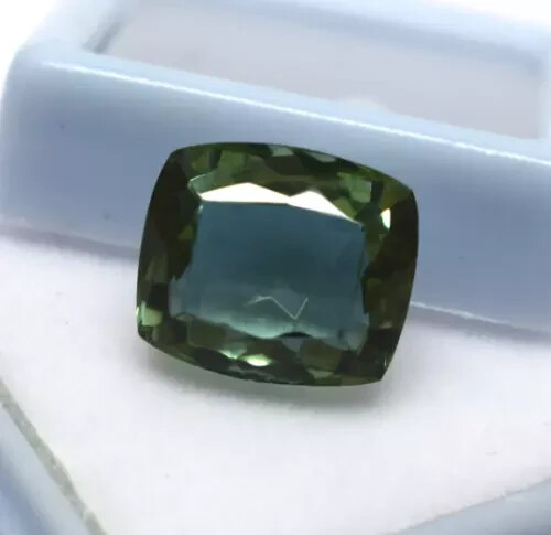 12 CT Natural Alexandrite Loose Gemstone Cushion Cut Color Changing ...
