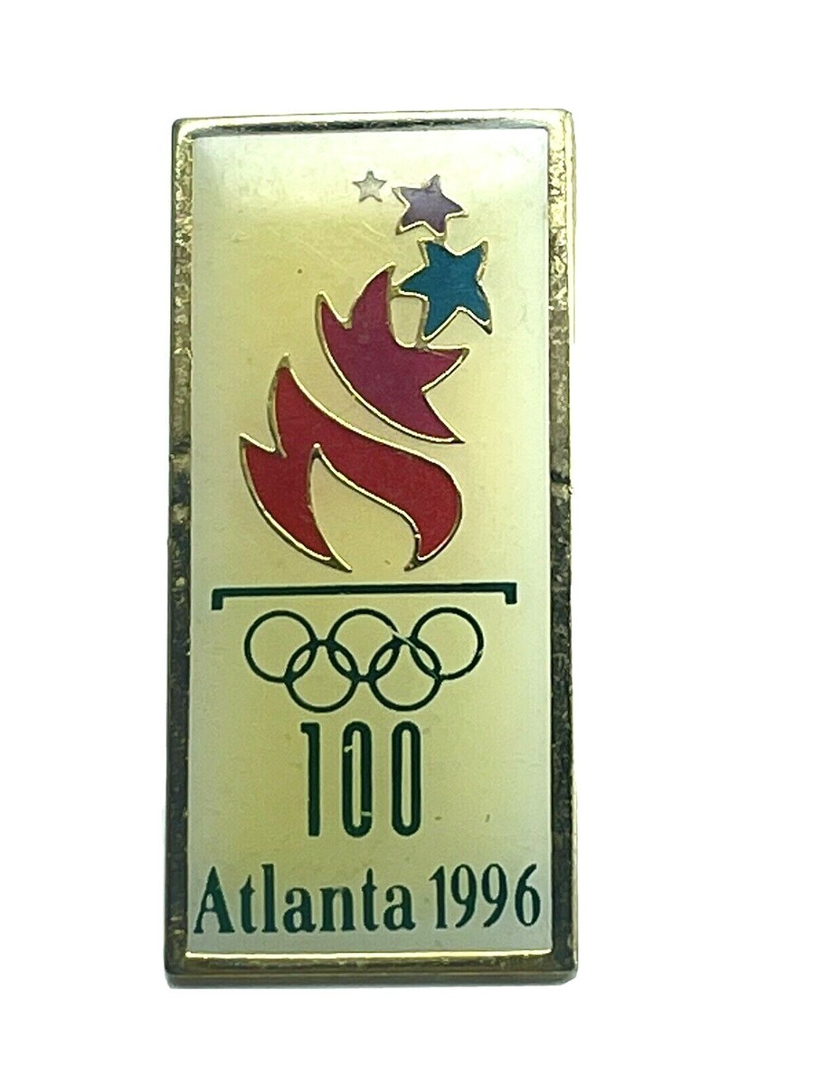Atlanta 1996 Logo Vintage Olympics 1996 Atlanta Logo Athletic Double