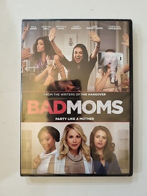 Bad Moms (DVD 2016) Mila Kunis, Kristen Bell, Christina Applegate New ...
