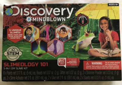 Discovery Kids Slimeology 101 5-IN-1 DIY Slime Making Kit | eBay