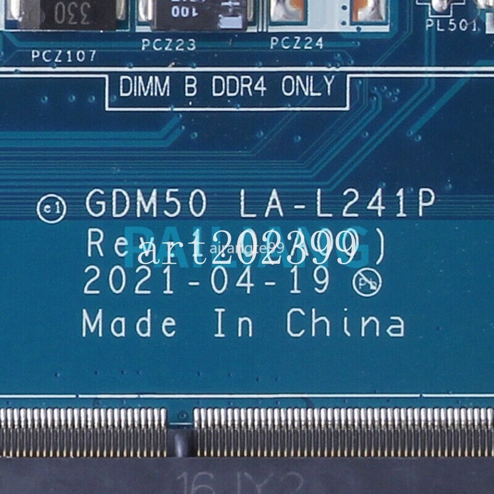 For Dell Inspiron 15 3511 VOSTRO 15 3510 Motherboard LA-L241P W/ i3 i5 ...
