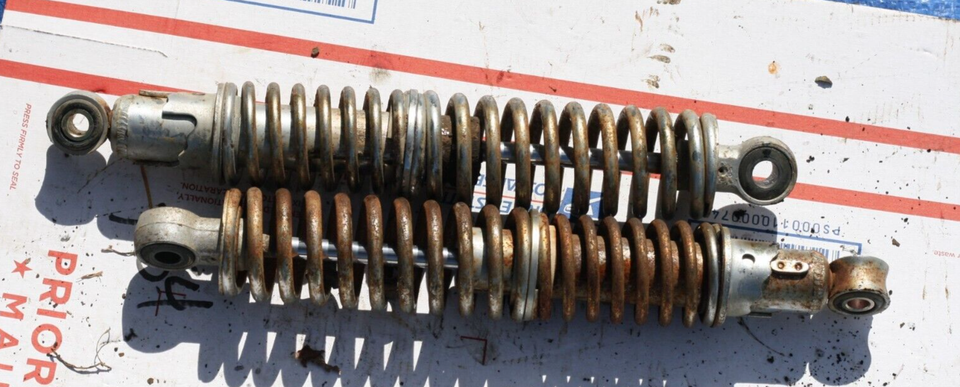 1975 KAWASAKI KE 175 OEM REAR SHOCKS ( SEE BELOW) | eBay