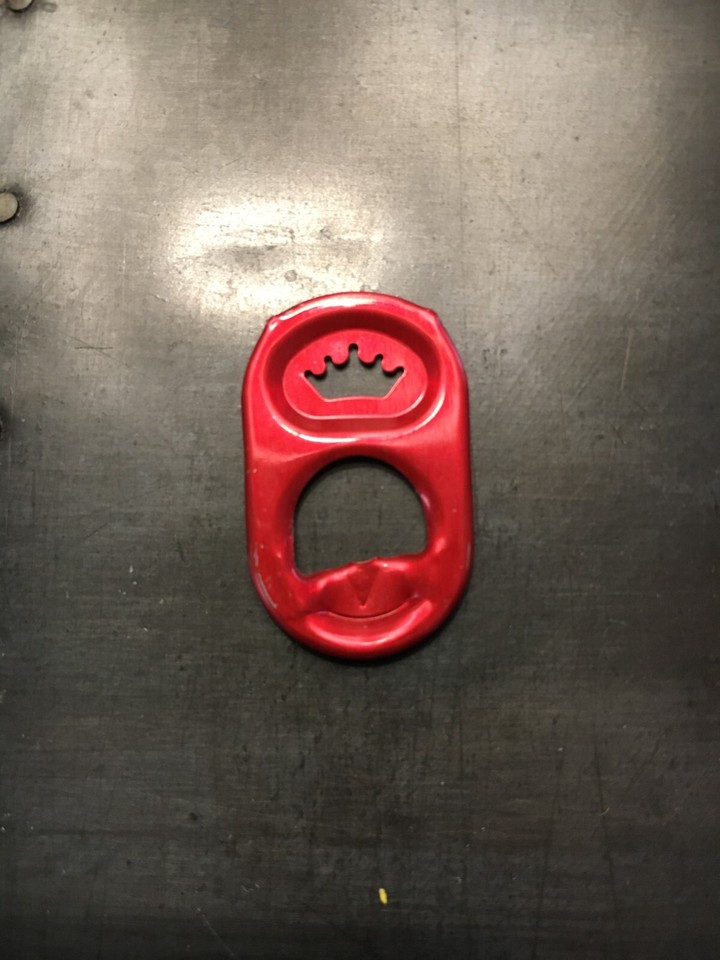 75 Aluminum Red Budweiser Can Tabs Washed and Craft Ready | eBay