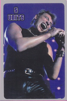 TELECARTE JOHNNY HALLIDAY PREPAYEE VIDE N°168 | eBay