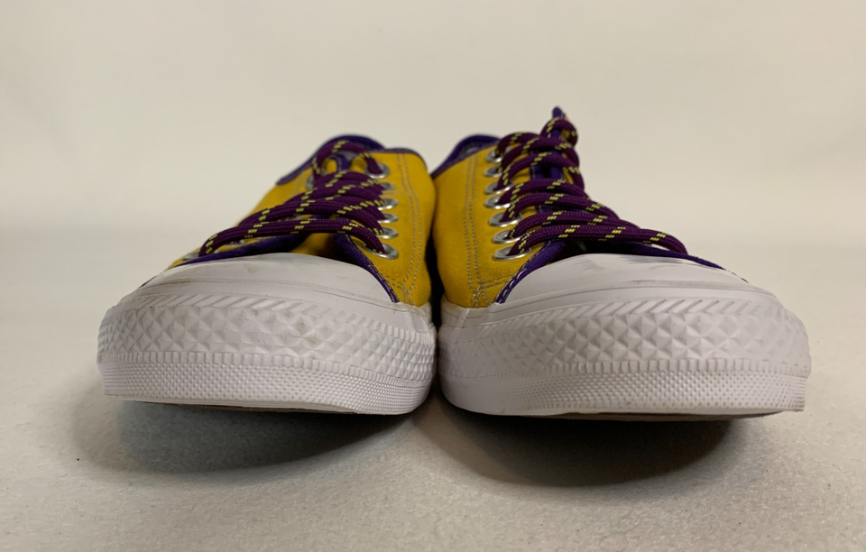 Converse ALLSTAR Sneakers Unisex Low 152621C Yellow & Purple Sz Men 8.5 ...