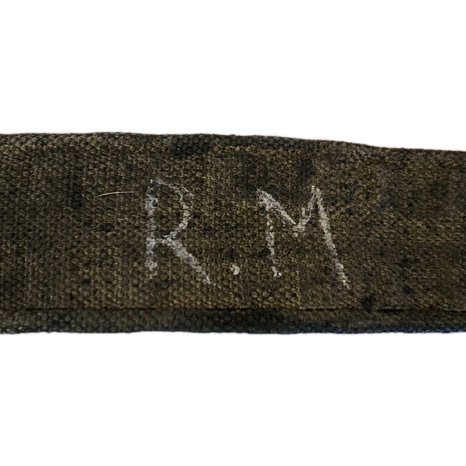 Blackened P37 Parade Webbing Pistol Belt WW2 Korea Vietnam | eBay