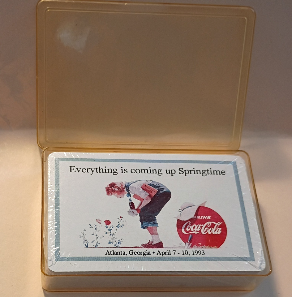 1993 Coca-Cola SPRINGTIME IN ATLANTA Coke Playing Cards ~ Mint Sealed ...