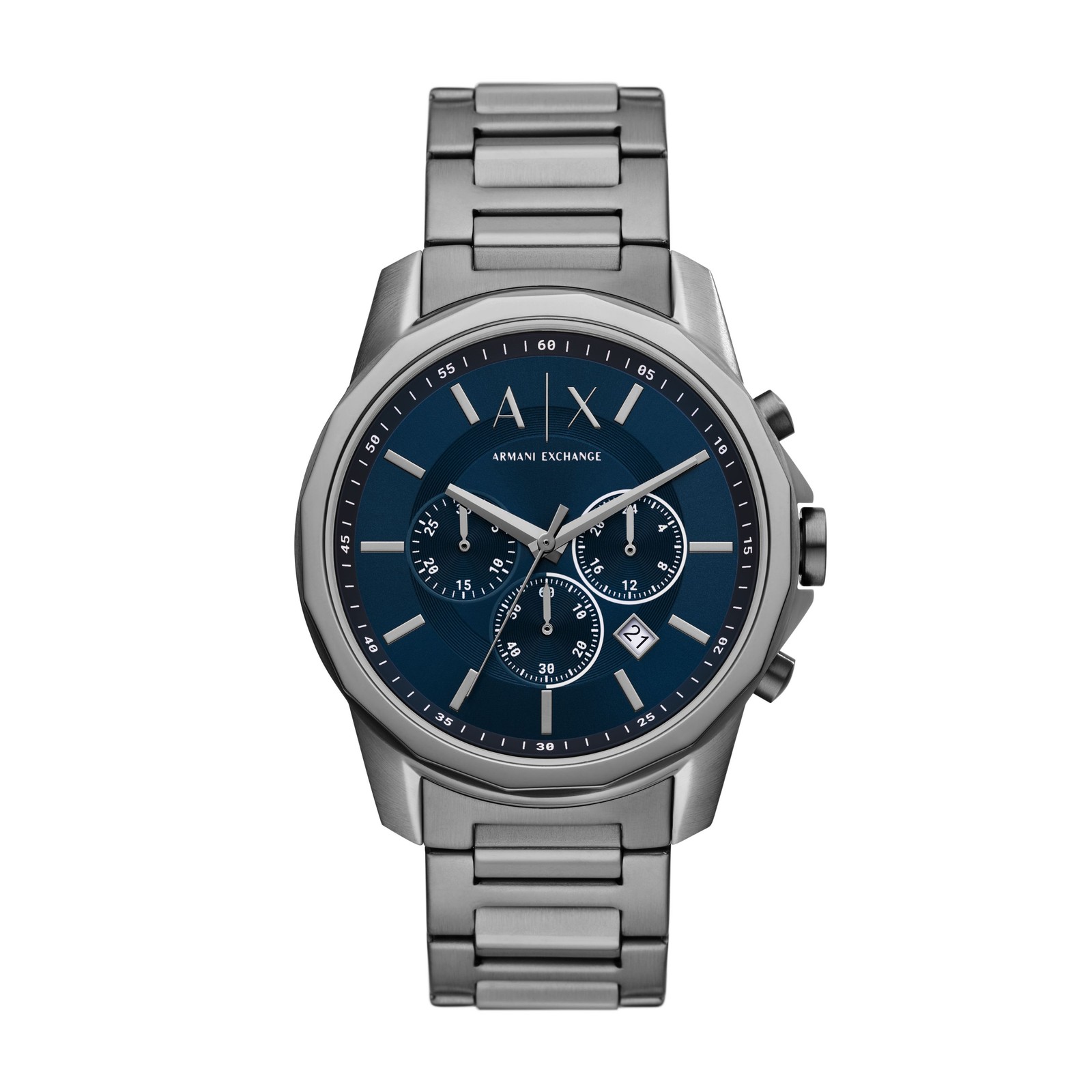 Mens Wristwatch ARMANI EXCHANGE BANKS AX1731 Chrono Stainless Steel ...