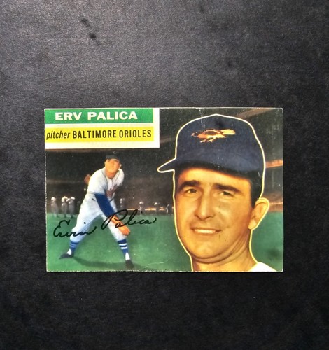 1956 Topps Erv Palica 🔥 Vintage Baseball Card #206 Baltimore Orioles | eBay