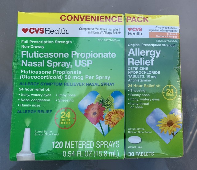 CVS Health Fluticasone Propionate Nasal Spray 50 Mcg 120 Sprays Exp ...