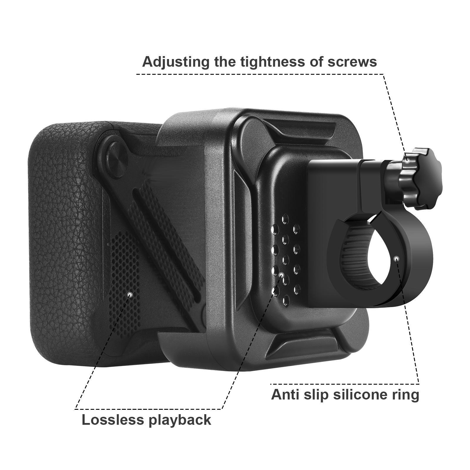 Bicycle Handlebar Speaker Mount Clamp on Bike Handle Bar Fixing Bracket ...