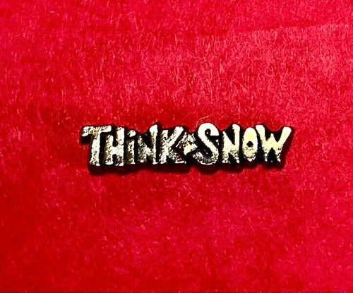 THINK SNOW Lapel/Hat Pin for the Winter and Snow Sports Enthusiast / 1 ...