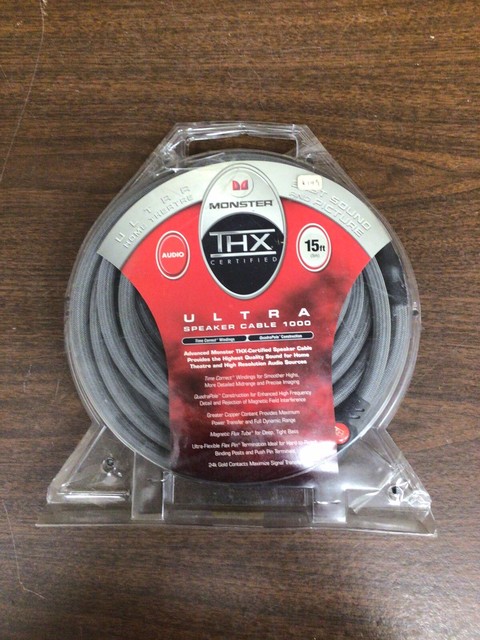 Monster thx speaker cable wire