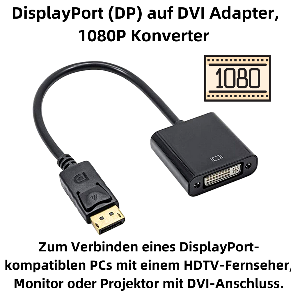 Okami Wii Adaptador Mini Displayport A Hdmi Vga Dvi Convertidor 3 En 1 ...