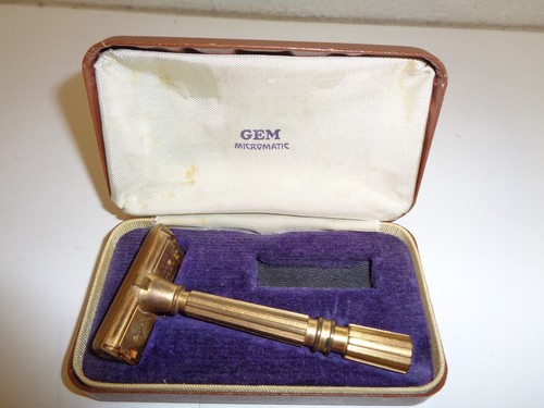 Vintage GOLD GEM Micromatic Single Edge Safety Razor | eBay