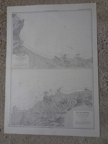 Marine Map / Algeria Port Of Tipaza And Bay Of Chenoua & Port Of ...