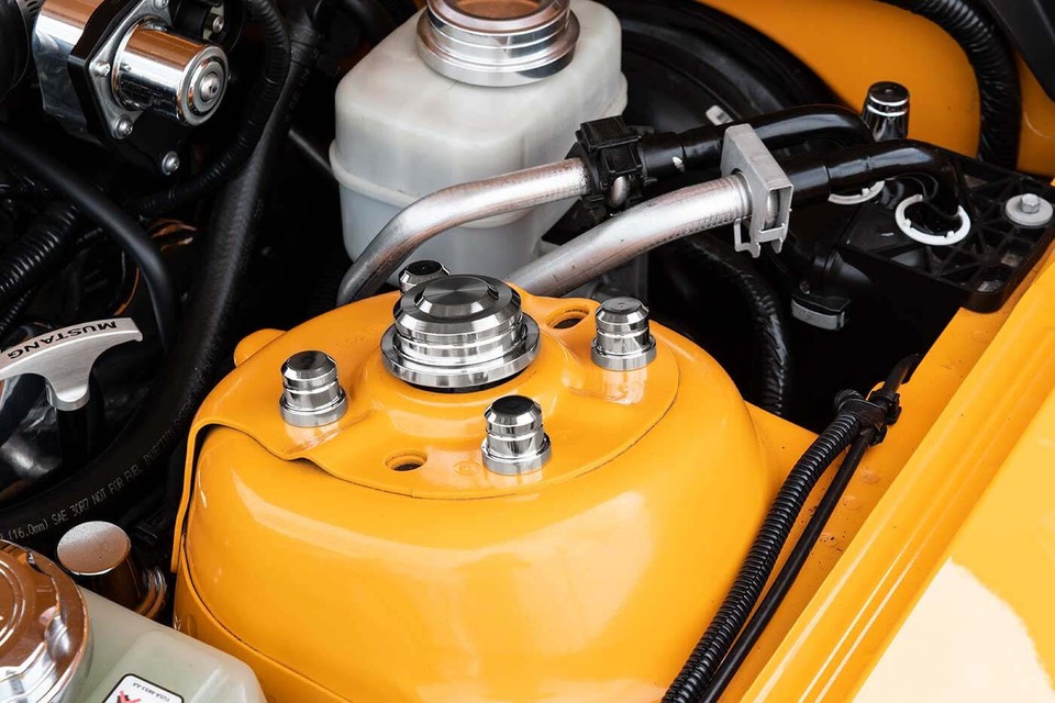 2005-2010 Mustang GT V6 Chrome Engine Strut Tower Caps Covers and Nuts ...