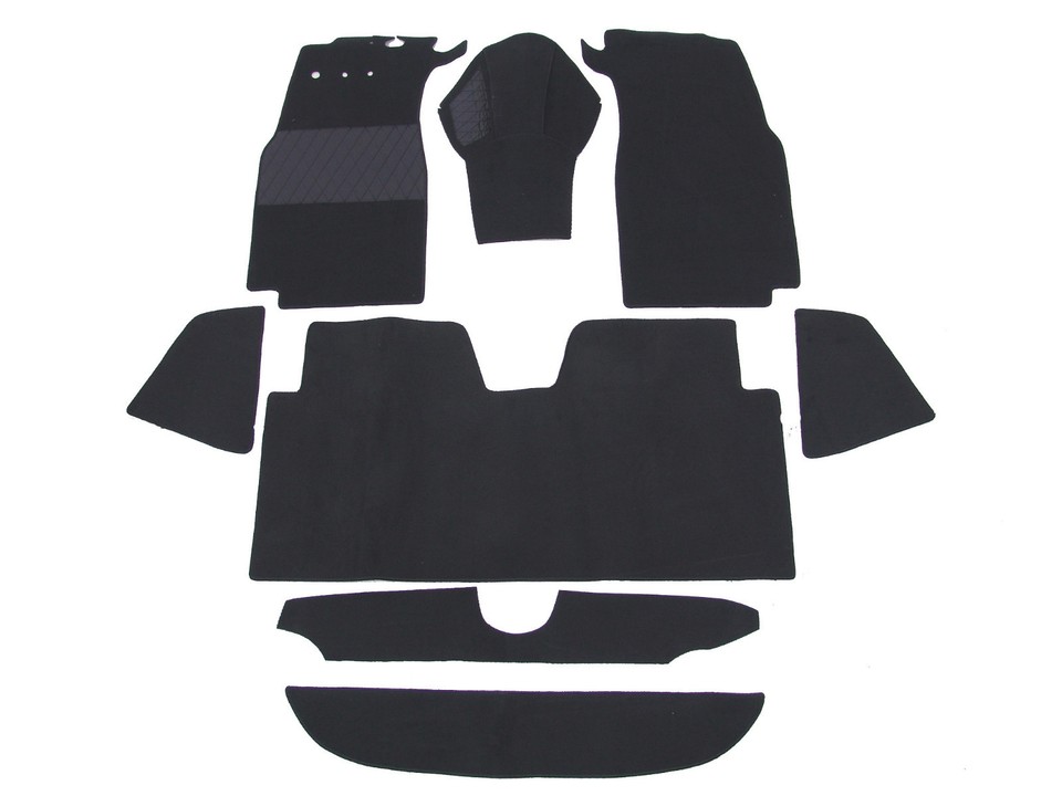 Darkgray Loop Carpet Kit Mercedes Big Ponton Sedan 220a/219/220S/220SE ...
