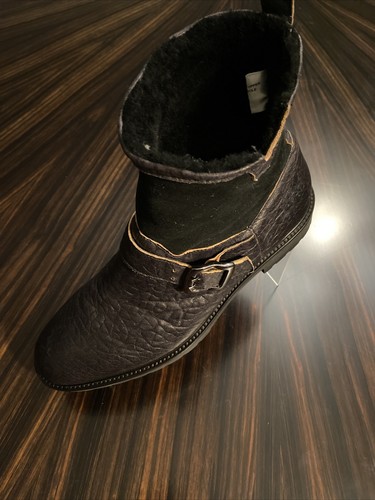 New Ross & Snow Men's Black Federico Weatherproof Leather Rugged Boots ...