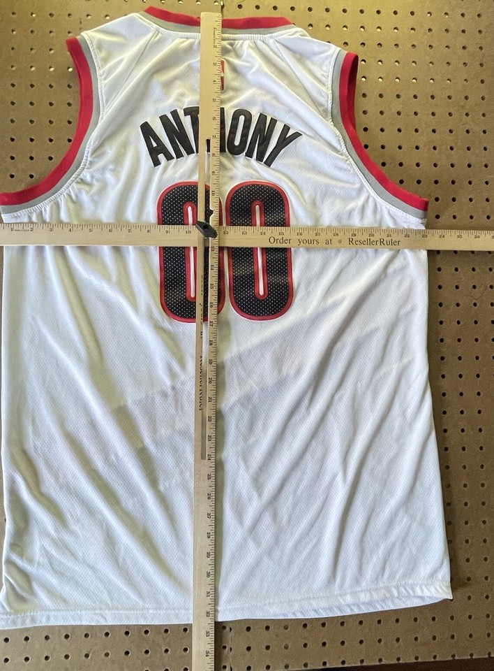Nike Carmelo Anthony #00 Portland Trailblazers Swingman Jersey Sewn ...