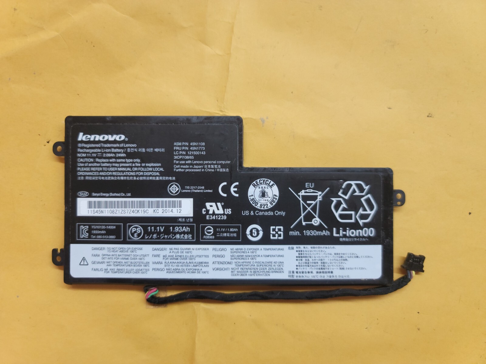 OEM Lenovo Thinkpad T460 T450 T440 X240 X250 X260 Laptop Battery ...