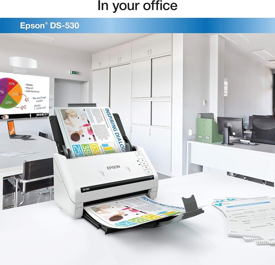 Epson DS-530 Color Duplex Document Scanner New B01LD5IE4O B11B236201 | eBay