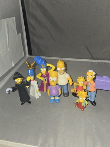 The Simpsons Lot Of 8 Vintage Mini FIGURES. USED | eBay
