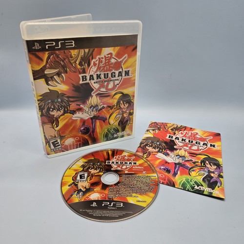 BAKUGAN BATTLE BRAWLERS • PlayStation 3 Video Game Disc w/ Case, Manual ...