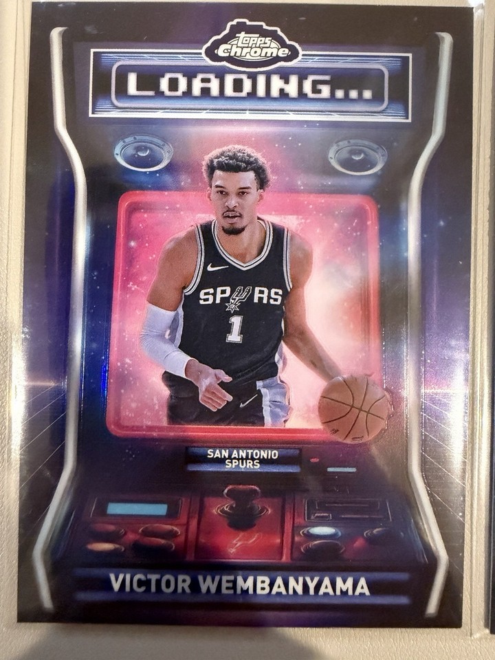 NBA Topps Chrome 2025-2026 Cooper Flagg RC + Victor Wembanyama Wemby ...