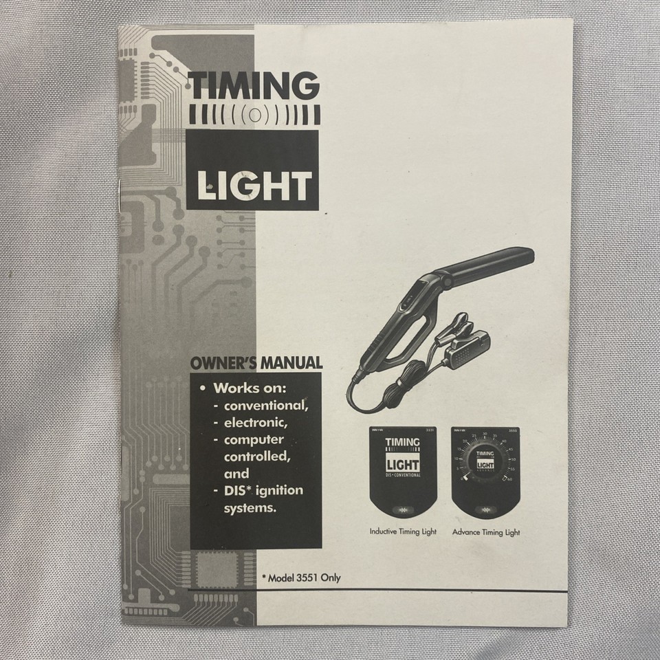 Innova Equus 3551 Inductive Conventional Timing Light Complete w ...