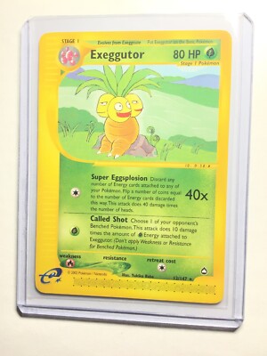 EXEGGUTOR - 12/147 - Aquapolis - Rare - Pokemon Card - NM | eBay