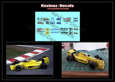 1/32 Scale Decals for NSR F1 86-89 - Coloni FC188 - 1988 | eBay UK