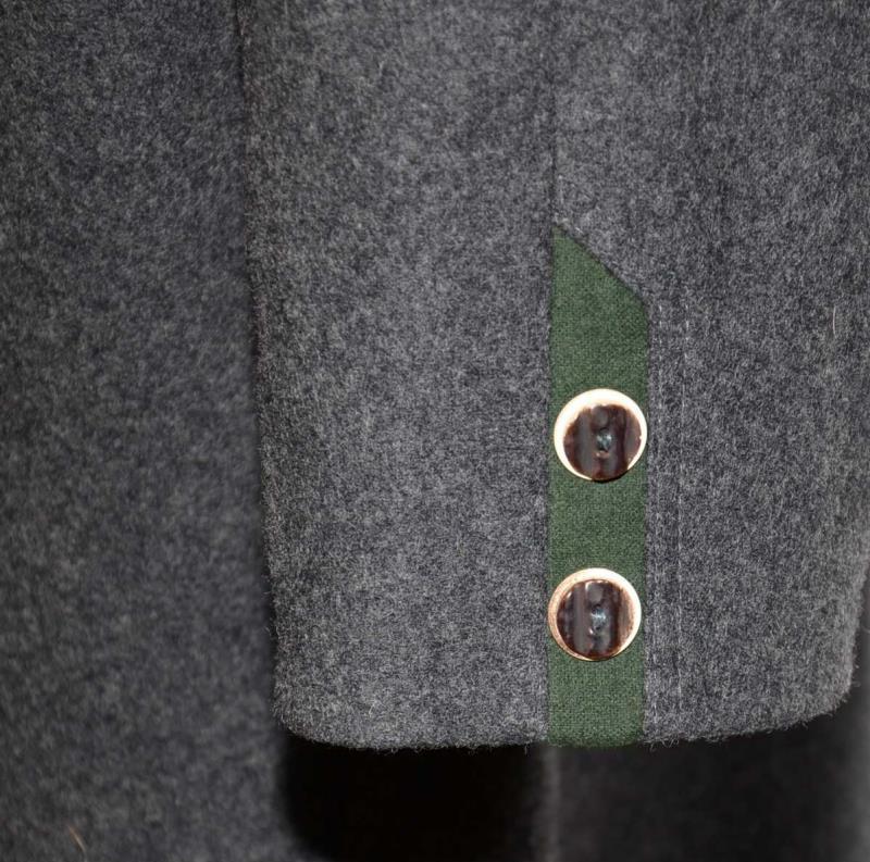 BLACK ~ WOOL Women Austria EXTRA LONG Riding Hunting Pea Trench LONG ...