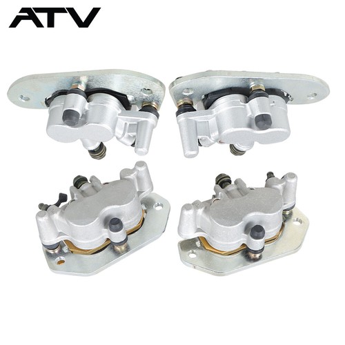 Front & Rear Brake Caliper With Pads for 2014-2022 Yamaha Viking 700 ...