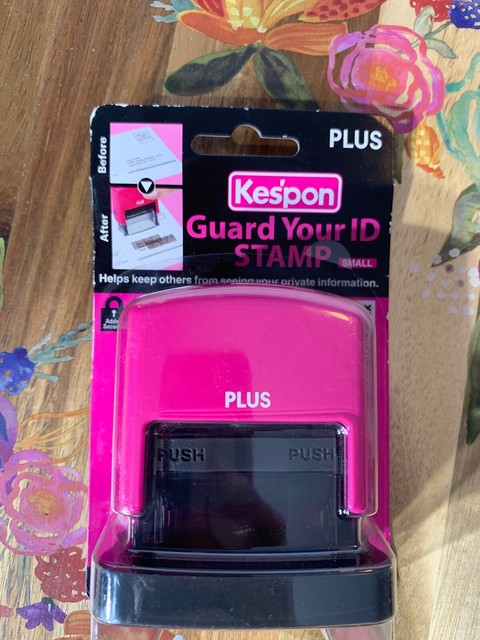 Kespon Guard Your ID Stamp PLUS 37-252 Small Size Box1 for sale online ...