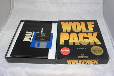 Broderbund Wolf Pack Big Box PC Game Complete in Box | eBay