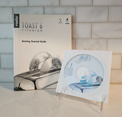 Vintage Roxio Toast 6 Titanium CD-ROM Software for Macintosh with User ...