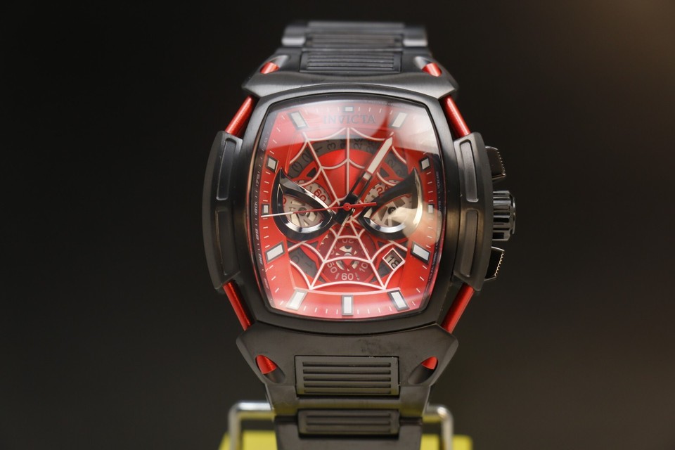 Invicta Marvel Spider Man Diablo 53mm Ltd Ed Quartz Chrono Watch 37613 ...