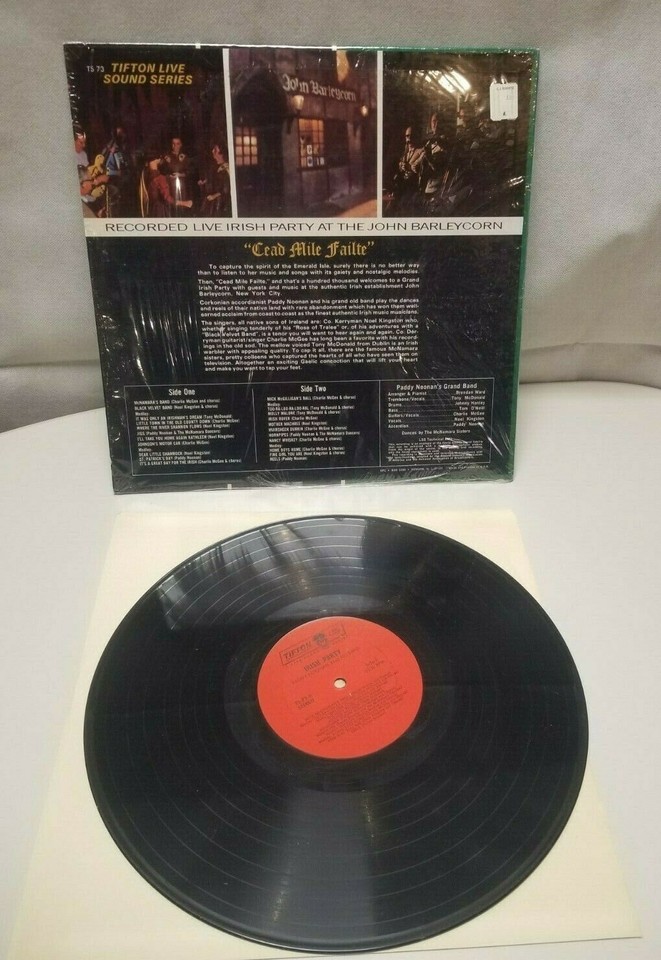 Cead Mile Failte IRISH PARTY Record LP ~ TIFTON TS 73 ~ McNamara ...