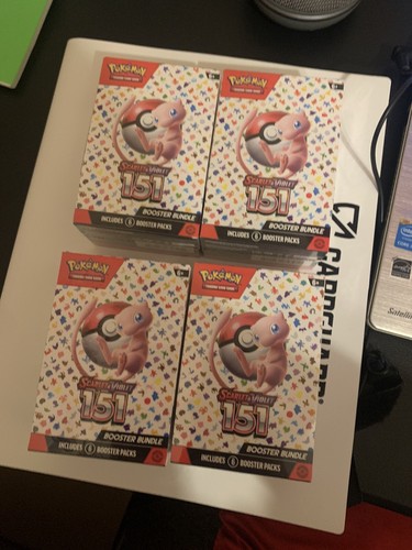 4x Lot Pokemon 151 Booster Bundle Factory Sealed English 6 Booster ...