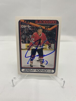 Jeremy Roenick Autograph Signed 1990 O-Pee-Chee Rookie Card #7 | eBay