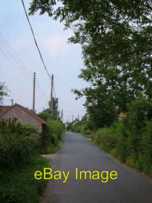 Photo 6x4 Greenway North Curry Borough Post A straight lane with ...