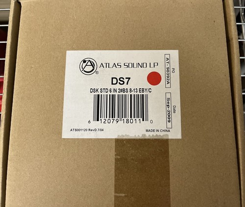 NEW Atlas Sound DS-7 Adjustable Height Desktop Microphone Stand ...