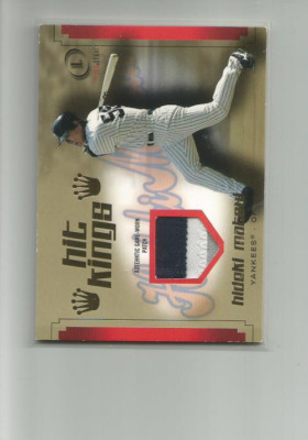 2004 FLEER LEGACY HIT KINGS PATCH GOLD #HM HIDEKI MATSUI E128A | eBay