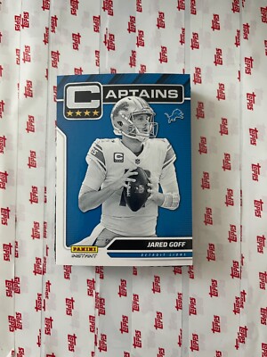 Jared Goff 2021 Panini Instant NFL Captains Football Card Detroit LIONS ...